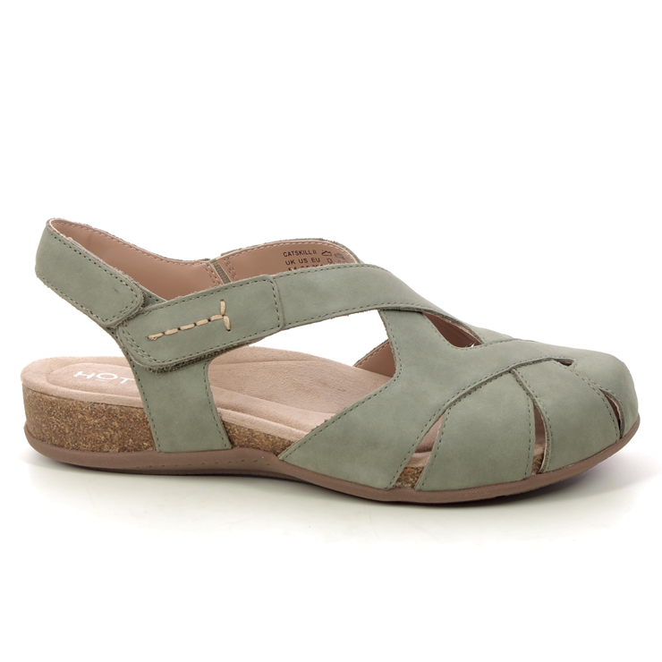 Hotter Catskill 2 Std Sage green Womens Closed Toe Sandals 2052-90
