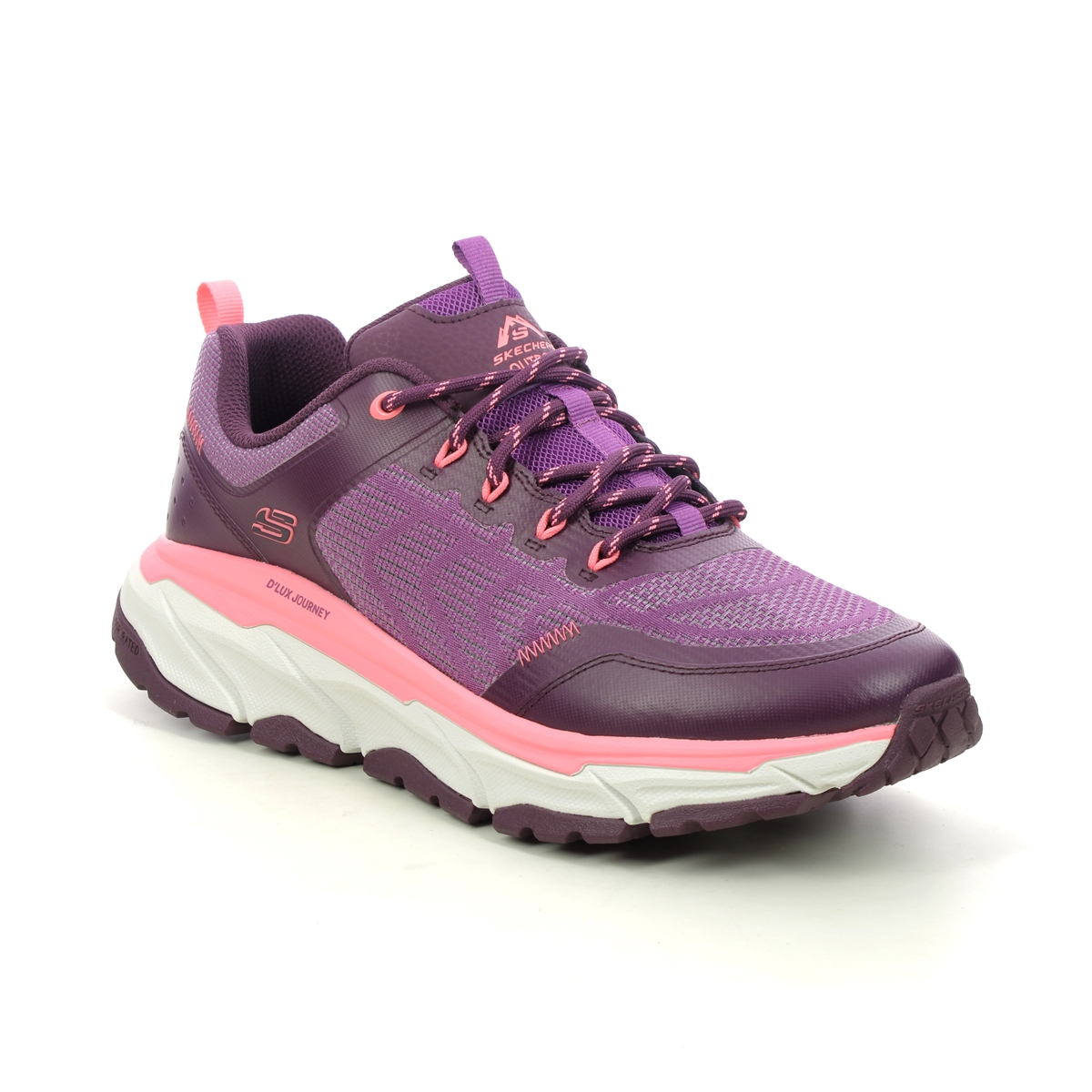 Skechers Dluz Journey RAS Raspberry Pink Womens Walking Shoes 180167