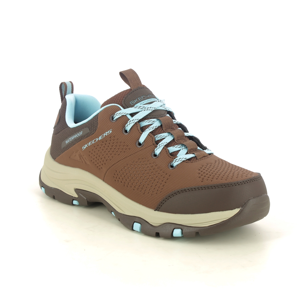Skechers Trego Trail Tex CHOC Chocolate brown Womens Walking Shoes 180119